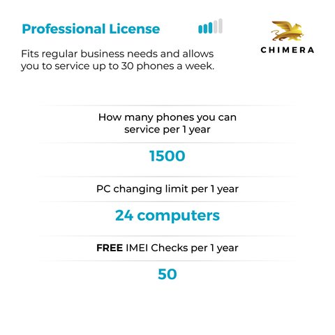 Chimera Tool Professional 1 Year License - GsmServer